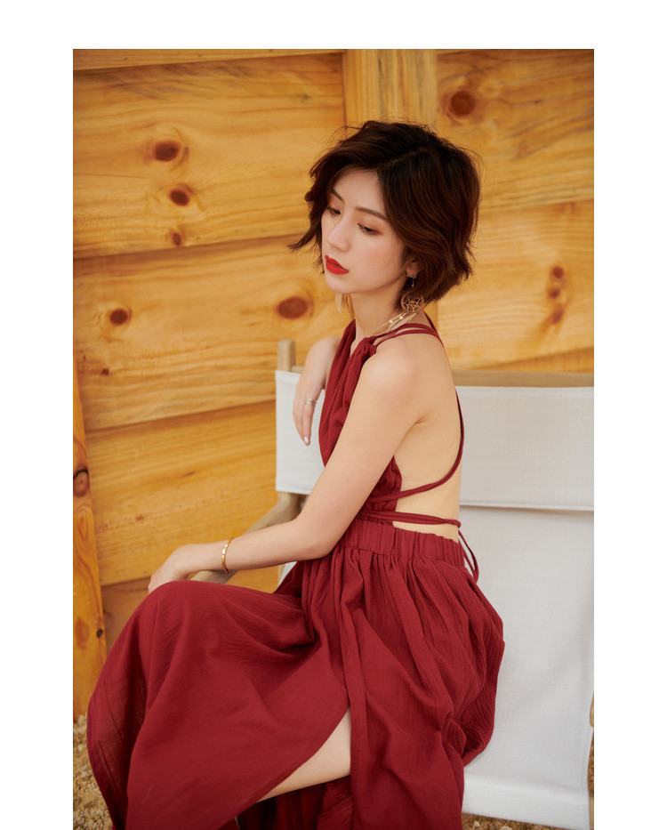 Badu.gr Γυναικείο φόρεμα σε μπορντό και μπλε χρώμα - Badu.gr